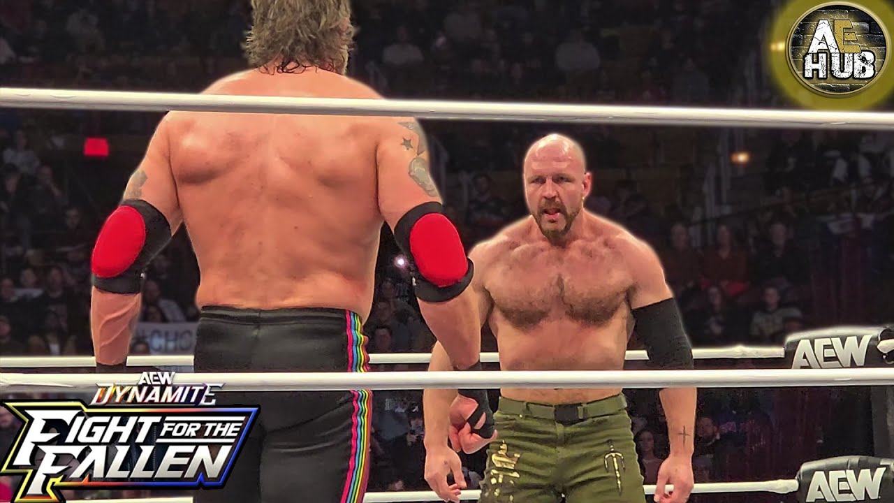 RatedFTR vs Deathriders - AEW Dynamite Fight For The Fallen - Ringside ...