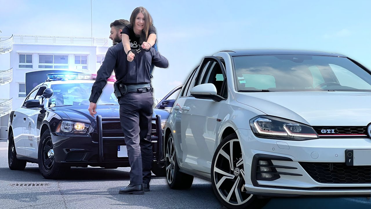 GOLF 7 GTI : Bonne caisse face à la POLICE ? - YouTube