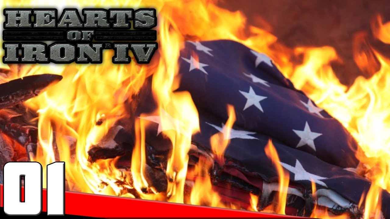 Red World Fallen America HOI4 Gamplay Ep.1 - A New World || Hearts of ...