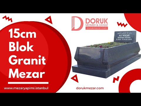 15 CM BLOK GRANİT MEZAR - GRANİT MEZAR - BLOK MEZAR FİYATLARI - BLOK MEZAR - MEZAR