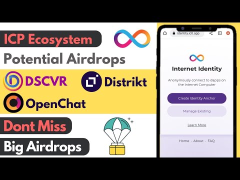ICP Network Airdrops 🪂 | DSCVR, Distrikt and Openchat Airdrop | Crypto Airdrops - YouTube