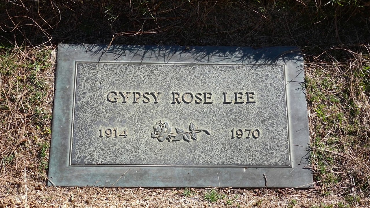 Actress Gypsy Rose Lee Grave Inglewood Cemetery Inglewood LA CA USA ...