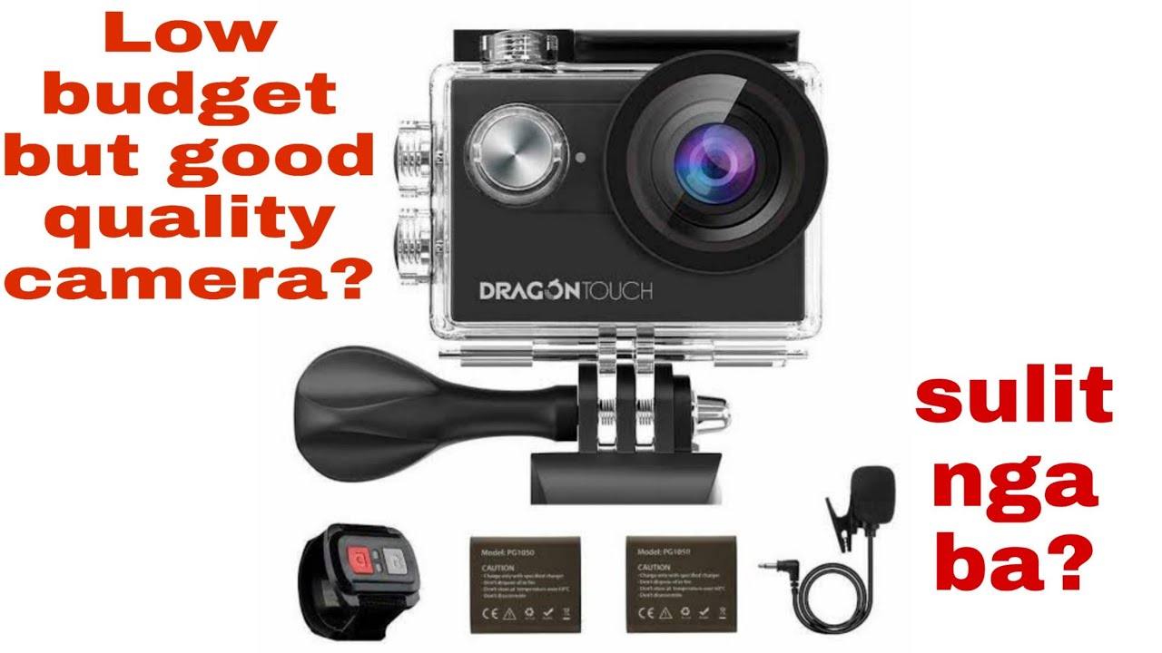 Best cheap action cam for beginner | dragon touch vision 4 review - YouTube