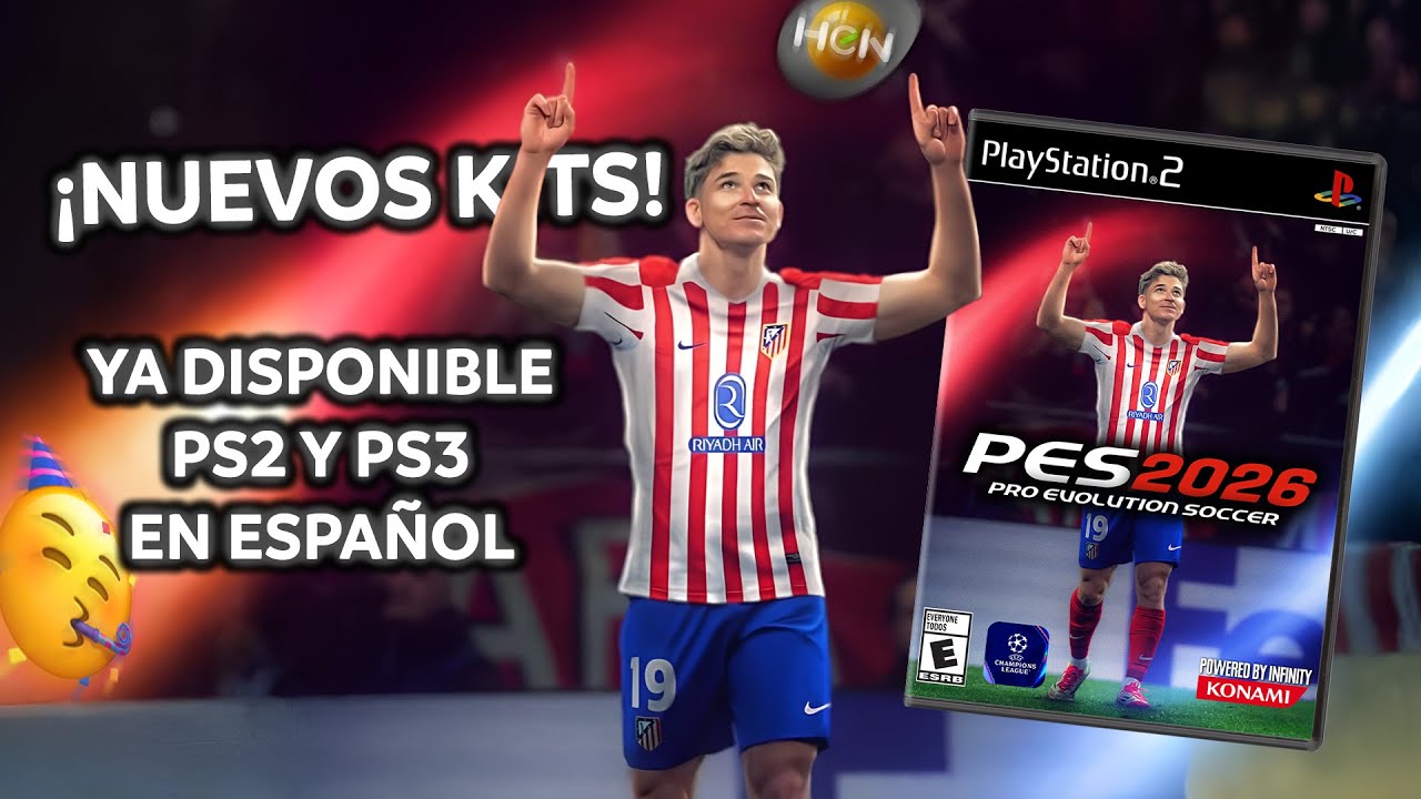 PES 2026 PS2 / BETA 1 / NUEVAS CAMISETAS by JR PLAY / EN ESPAÑOL + PORT PS3 BY INFI ¡DESCARGA ...