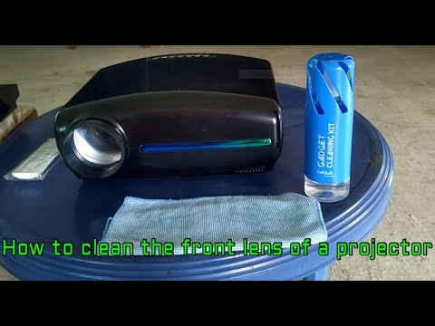 Easy Projector lens cleaning, How to clean the front lens of a ...