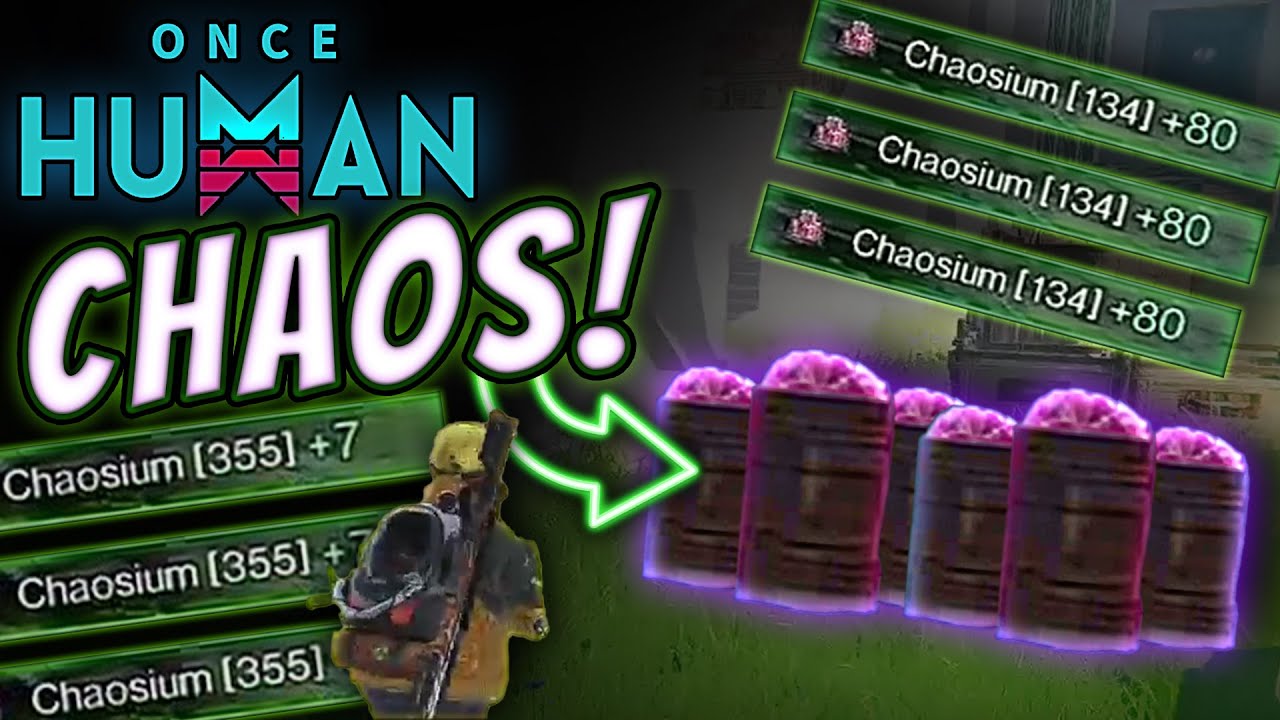 The FASTEST Way to Get Chaosium in Once Human! - YouTube