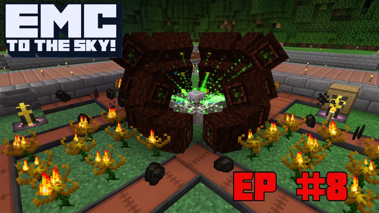 Using Conveyers to feed the Mana Generation Setup | EMC To The Sky - YouTube