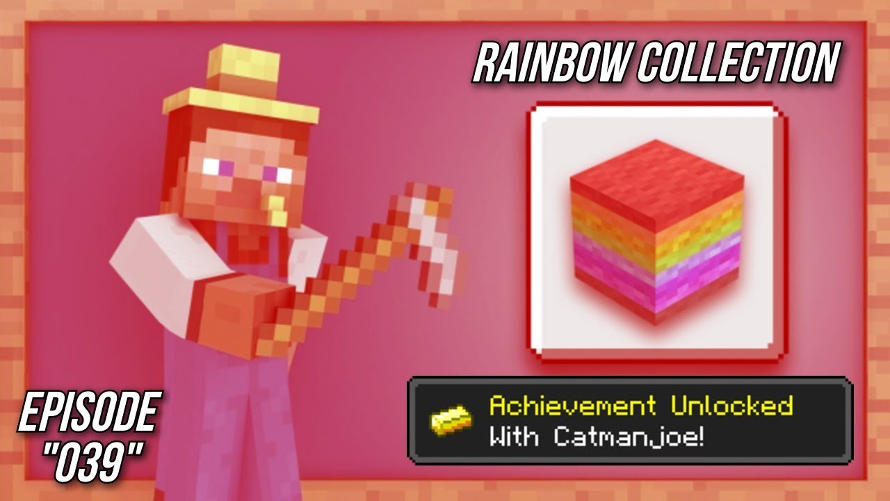 Minecraft - Rainbow Collection - Achievement Guide! - Episode 39 - YouTube