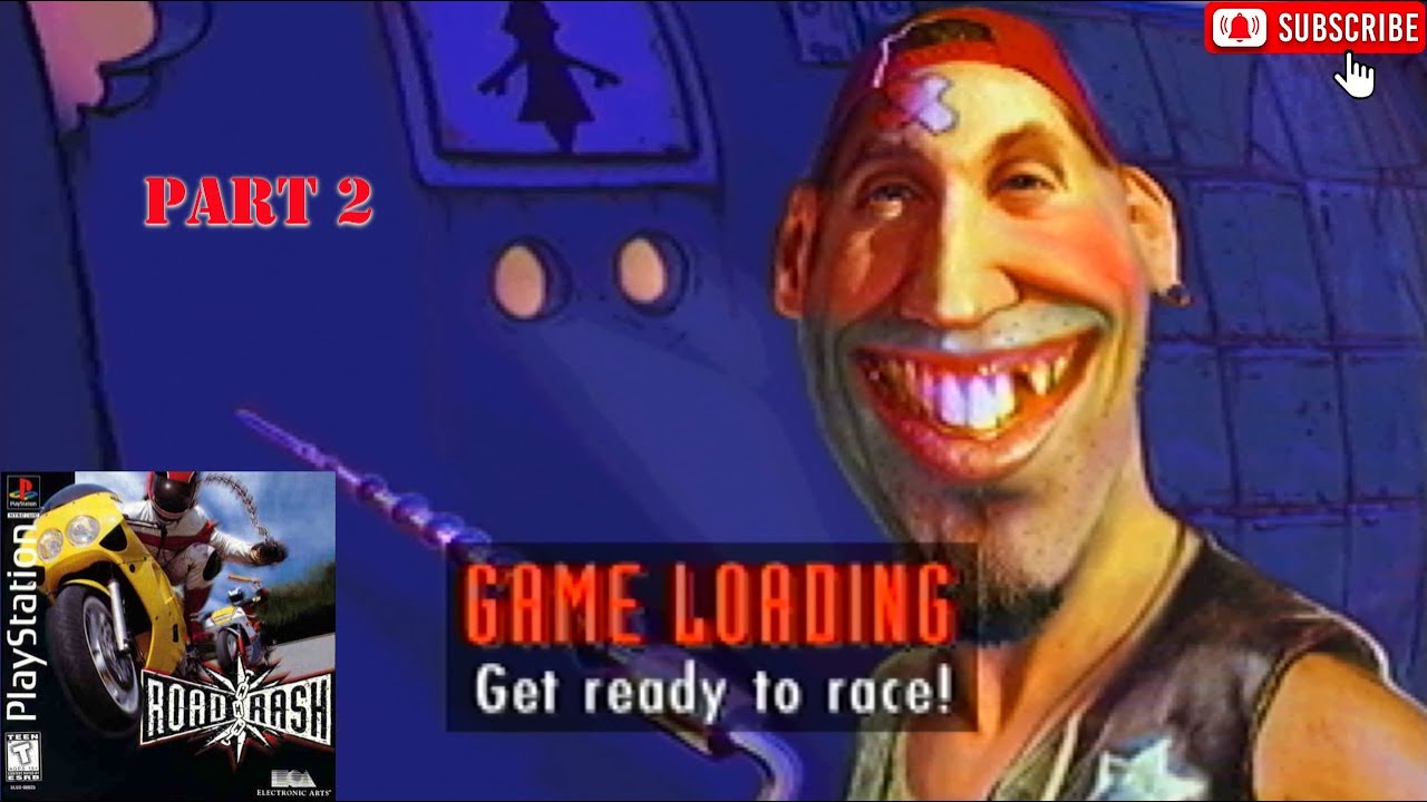 Road Rash - Slim Jim - Playthrough Part 2 - PS1 - YouTube