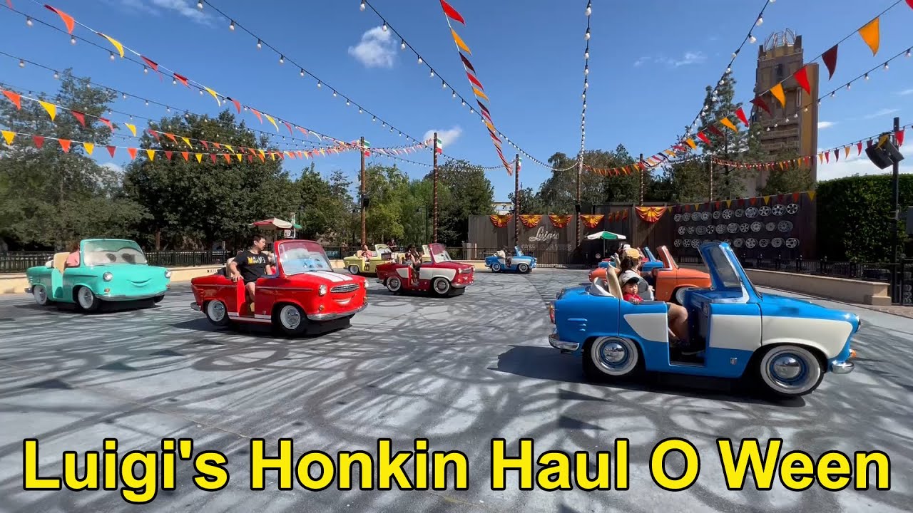 Luigi's Honkin' Haul-O-Ween at Disney California Adventure in Cars Land ...