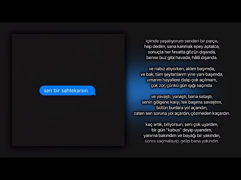 Sahtekar (Official Lyrics Video)
