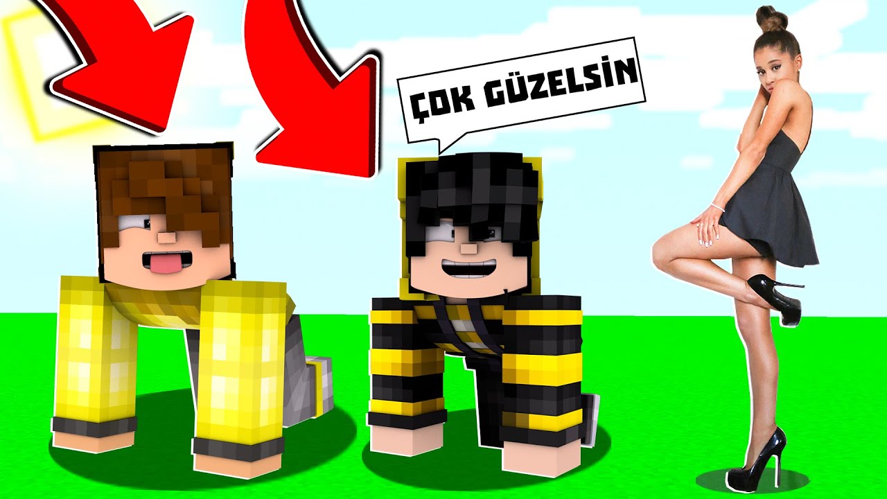 KIZI ETKİLEYEN KIZI ALIR! 😱 - Minecraft - YouTube