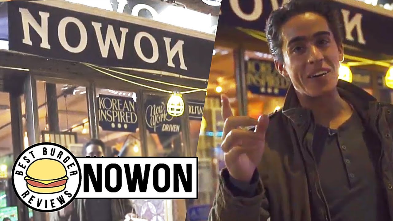 Best Burger Reviews - Nowon (Manhattan, NYC) - YouTube