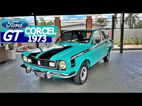 A VENDA: Ford Corcel GT 1973 NA COR Turquesa Tahiti, RESTAURADO EM ALTO ...