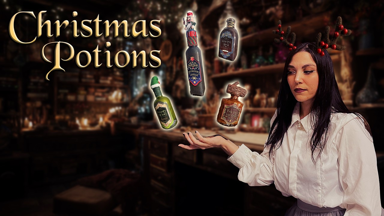 Brewing Christmas Magic Potions | Festive DIY - YouTube