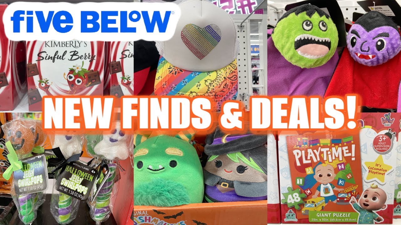 FIVE BELOW - New Finds & Deals! - YouTube