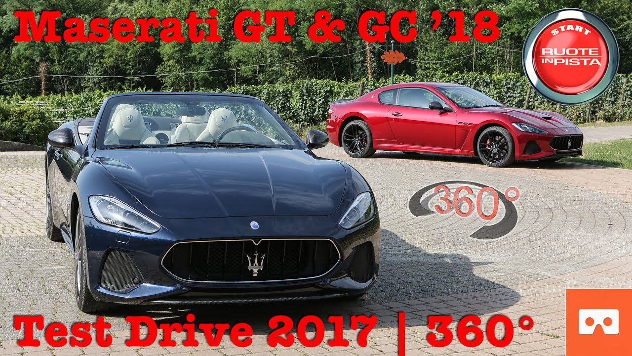 360 Video | Maserati GranTurismo & Maserati GranCabrio MY18 - YouTube