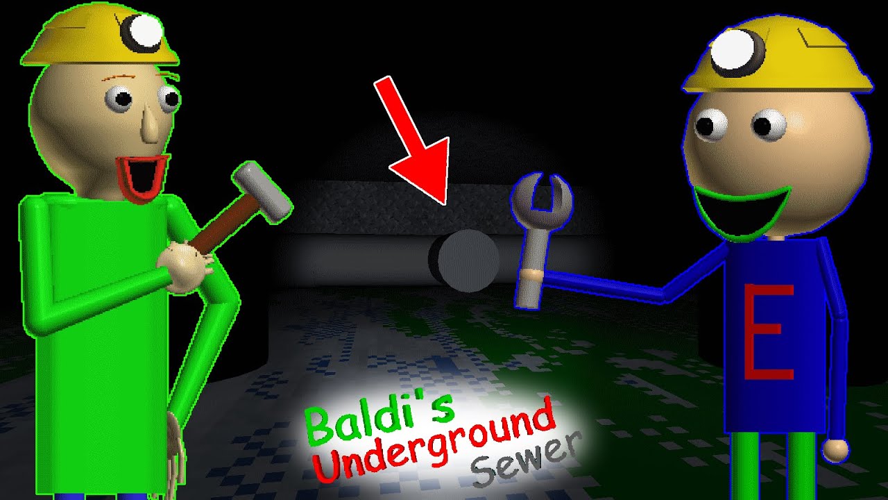 Baldi wants me to help him fix his underground sewer! | Baldi's Basics ...