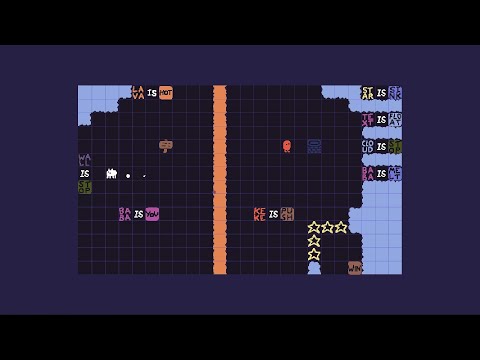 Separated by Liquids (Level 14) solution (Baba is You / Museum of Unused Levels)