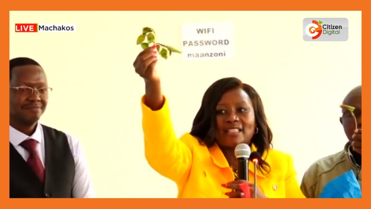 Embu Governor Cecily Mbarire explains the different types of miraa ...