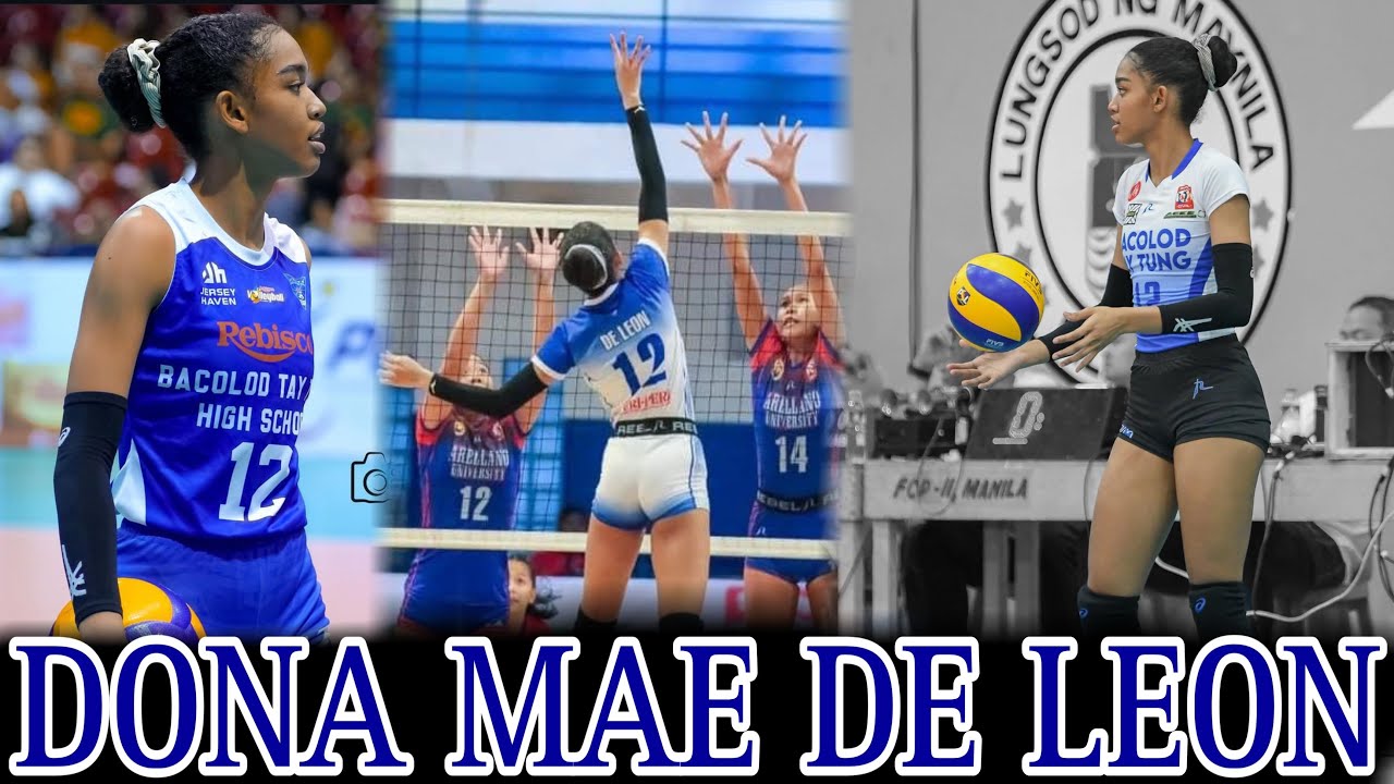 DONA MAE DE LEON Highlights vs NSNU | Shakey’s GVIL 2023 - YouTube