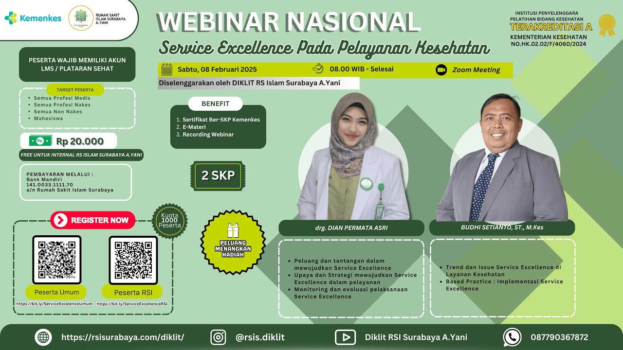 Teaser Webinar Service Excellence Pada Pelayanan Kesehatan - YouTube
