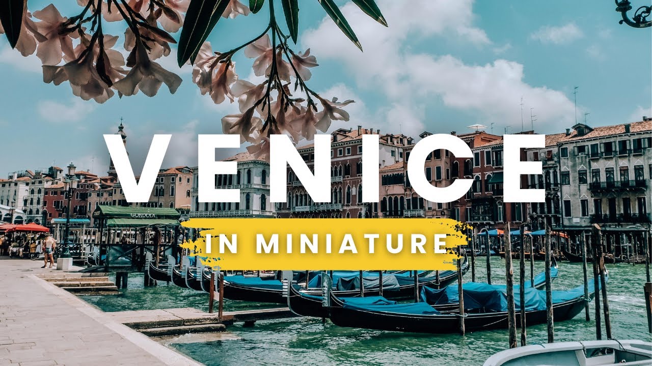 Gondola in mini Venice | Italy in Miniature | Venice in Miniature ...