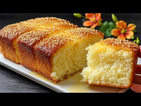 Büyükannenin 2 yumurtalı portakallı keki 5 dakikada! Ağzınızda eriyor! Basit ve lezzetli!