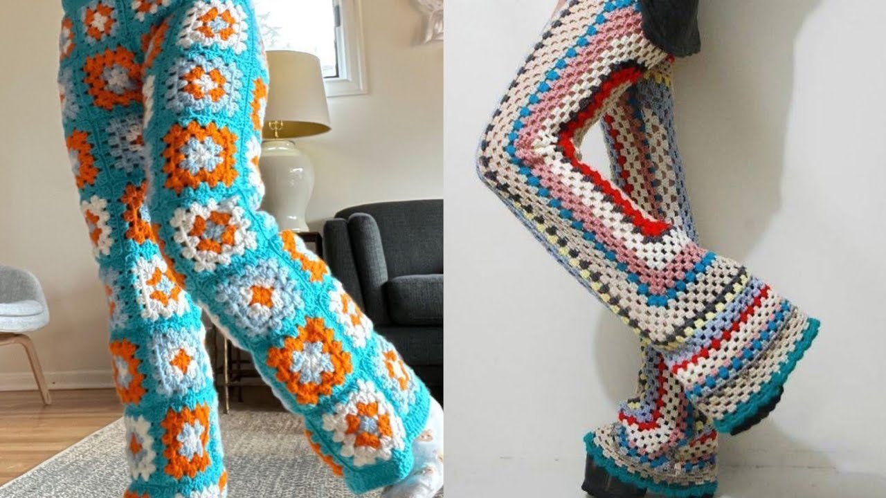 Most stunning and lovely Crochet pants and bell bottom patterns for ...