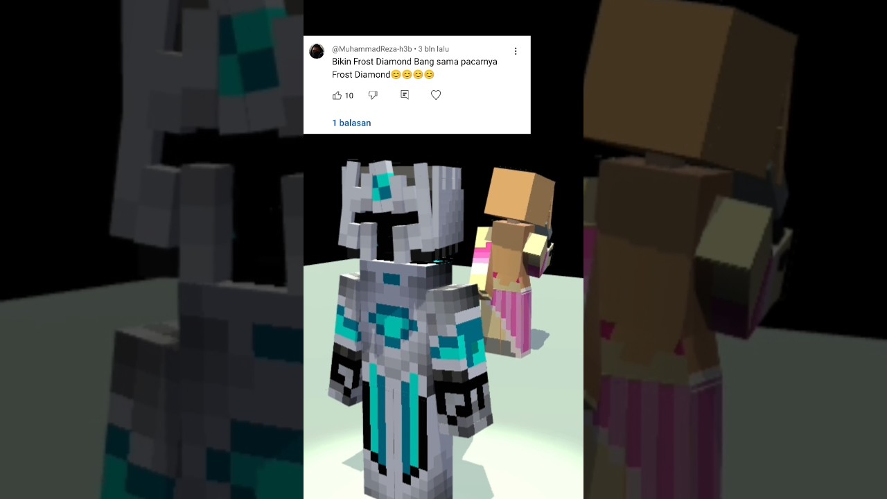 Night dancer (Frost diamond dan prilly) - minecraft animation #prisma3d ...