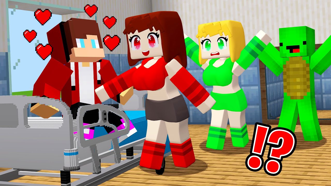 NURSE is TREATING JJ and MIKEY! JJ's Girl is JEALOUS in Minecraft ...