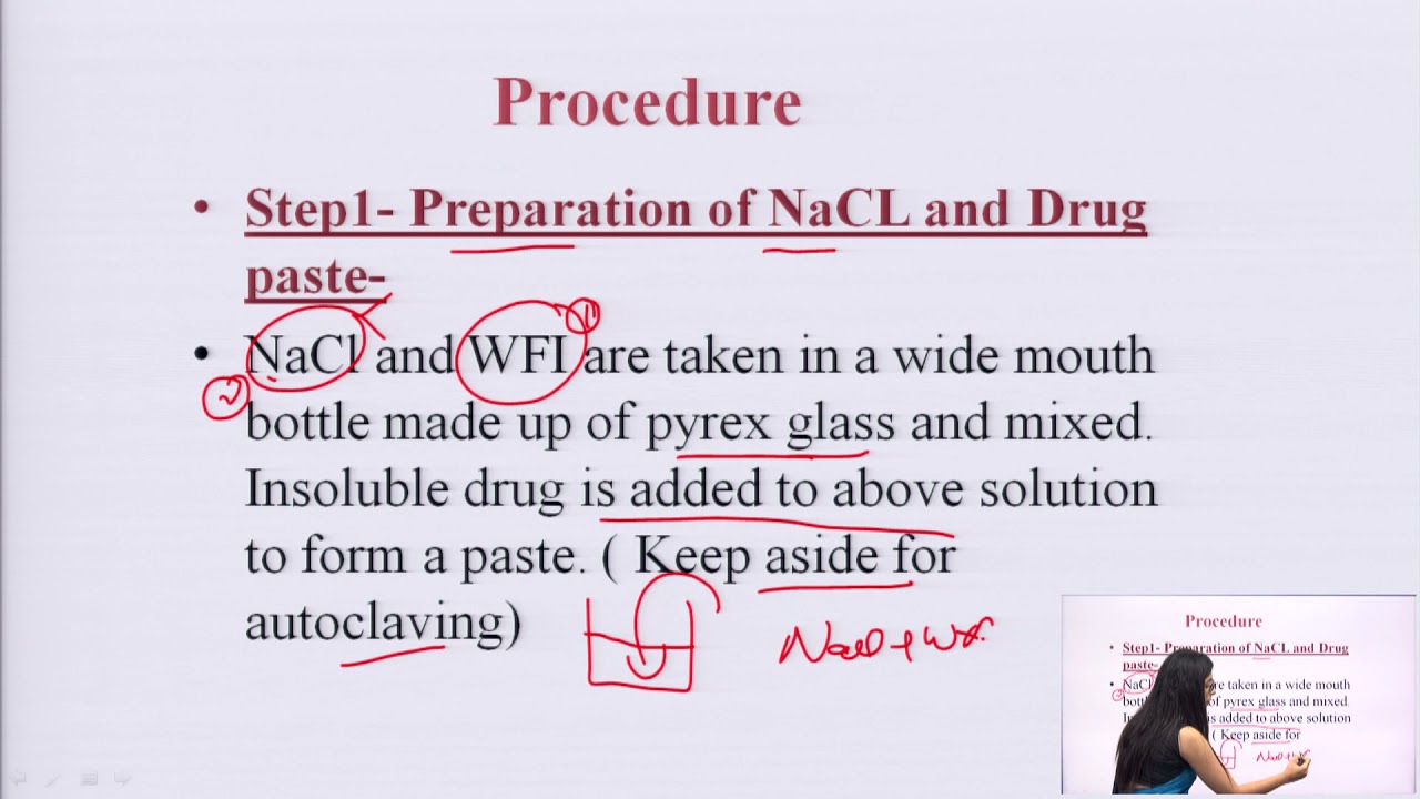 Formulation of Injections, Sterile Powder And Large Volume Parenterals ...