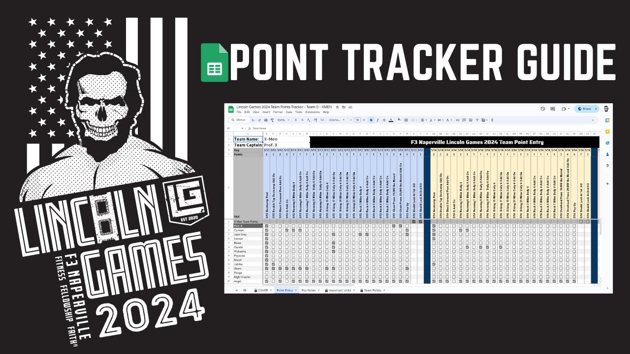 Lincoln Games 2024 Point Tracker Guide - YouTube