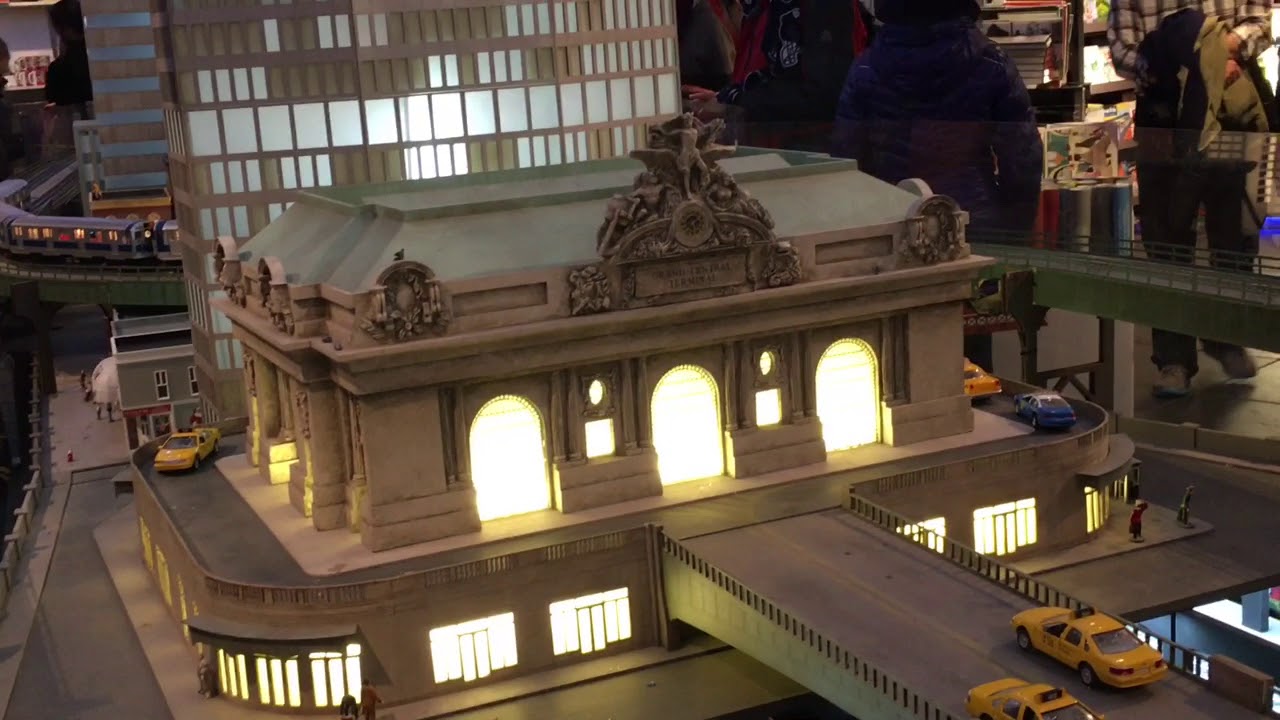 Grand Central Model Train Layout - YouTube