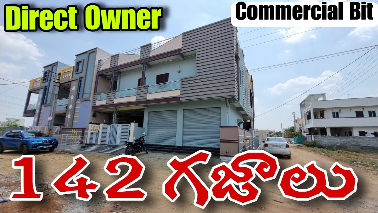 142 yards North West Corner Semicommercial Property For Sale in Hyderabad #houseforsale # ...