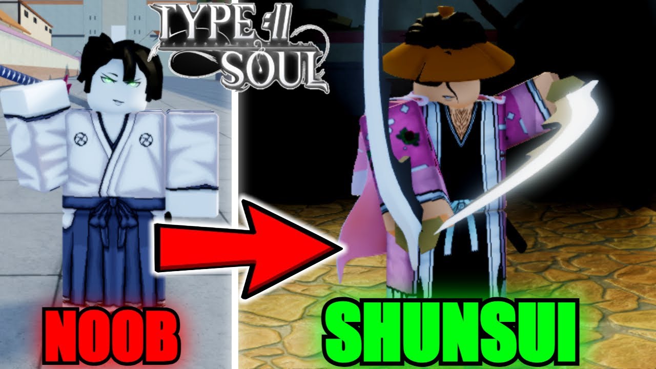 Going From Noob To BANKAI Shunsui Kyoraku In Type Soul...(Roblox) - YouTube