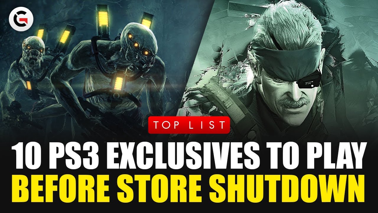 Top 10 PlayStation 3 Games You MUST Play Before Store Shutdown | Gaming ...