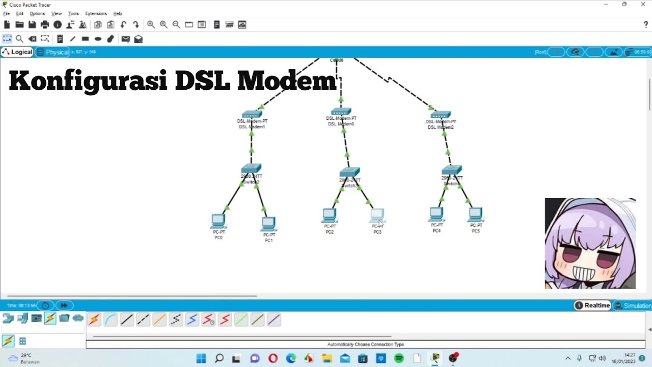 Konfigurasi DSL Modem - YouTube