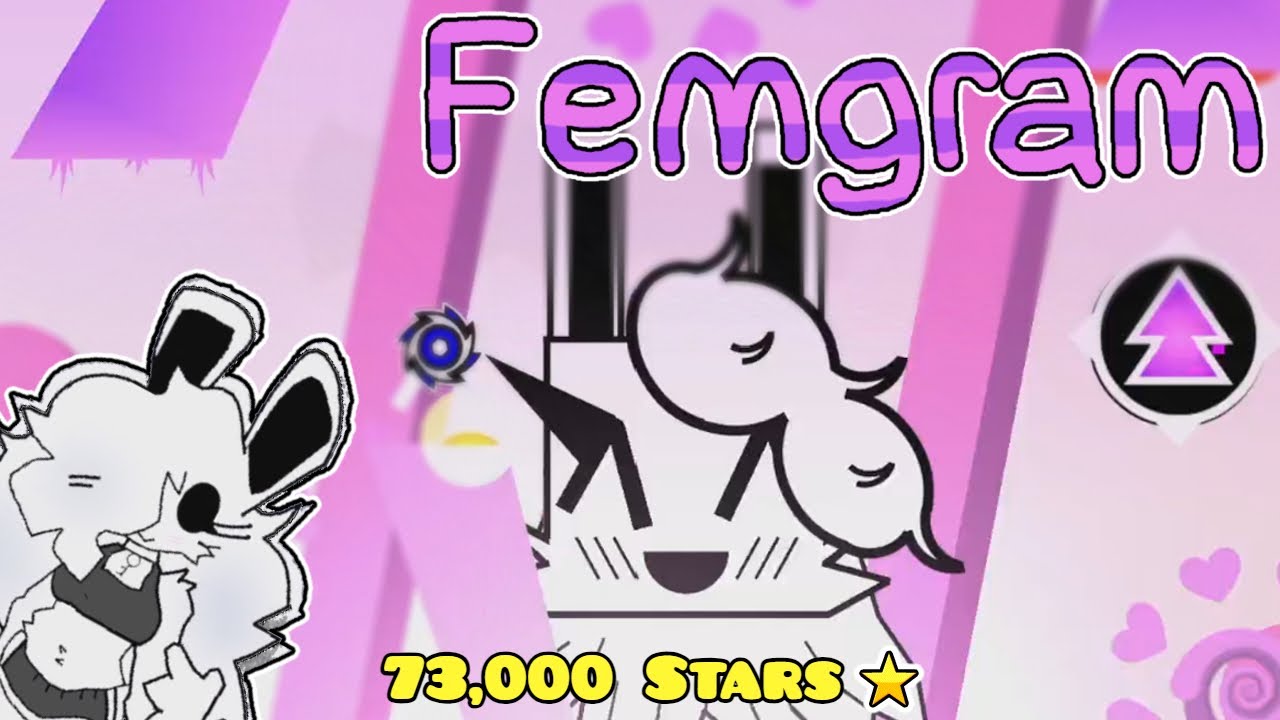 73,000 Stars! Femgram by Pncsr | Geometry Dash 2.2 - YouTube