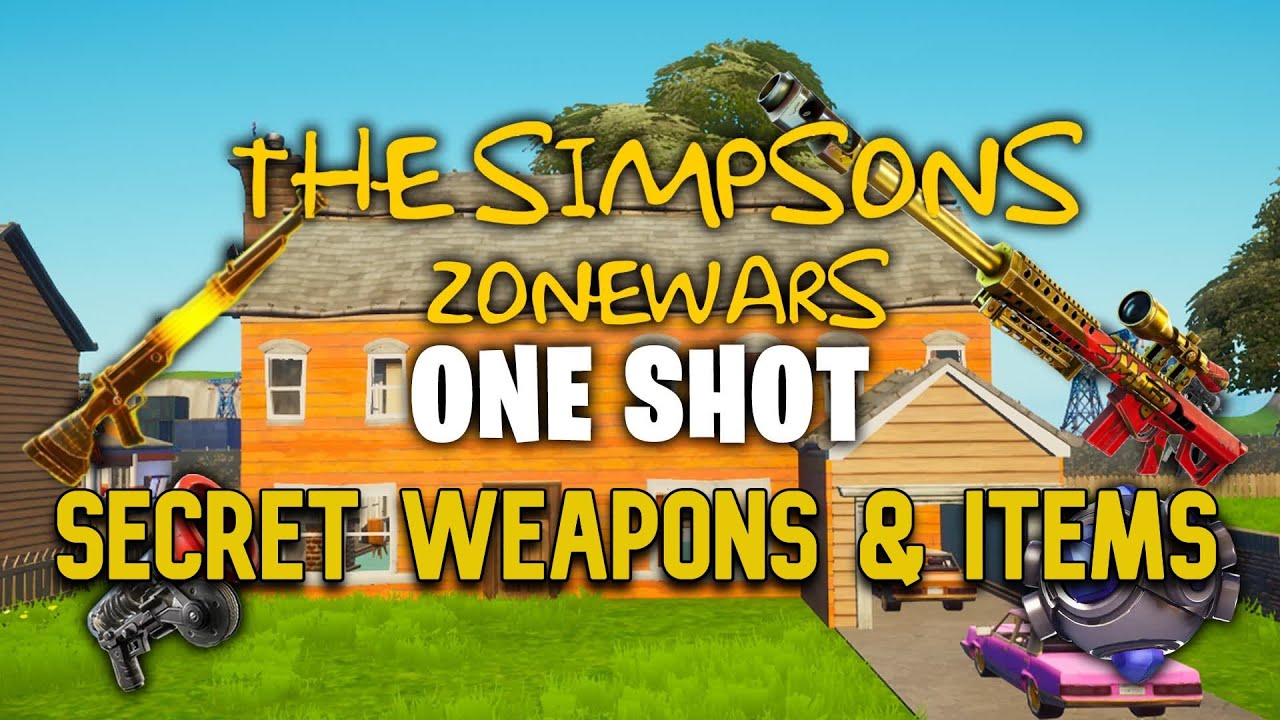 The Simpsons One Shot Secret Weapons & Items - YouTube