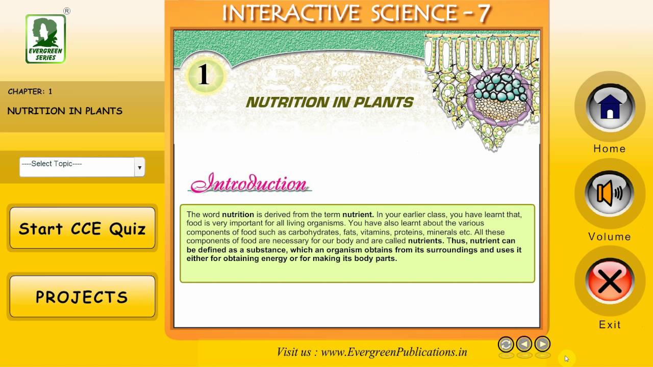 Evergreen Publications - Candid Interactive Science Class 7 - Multimedia Demo - YouTube