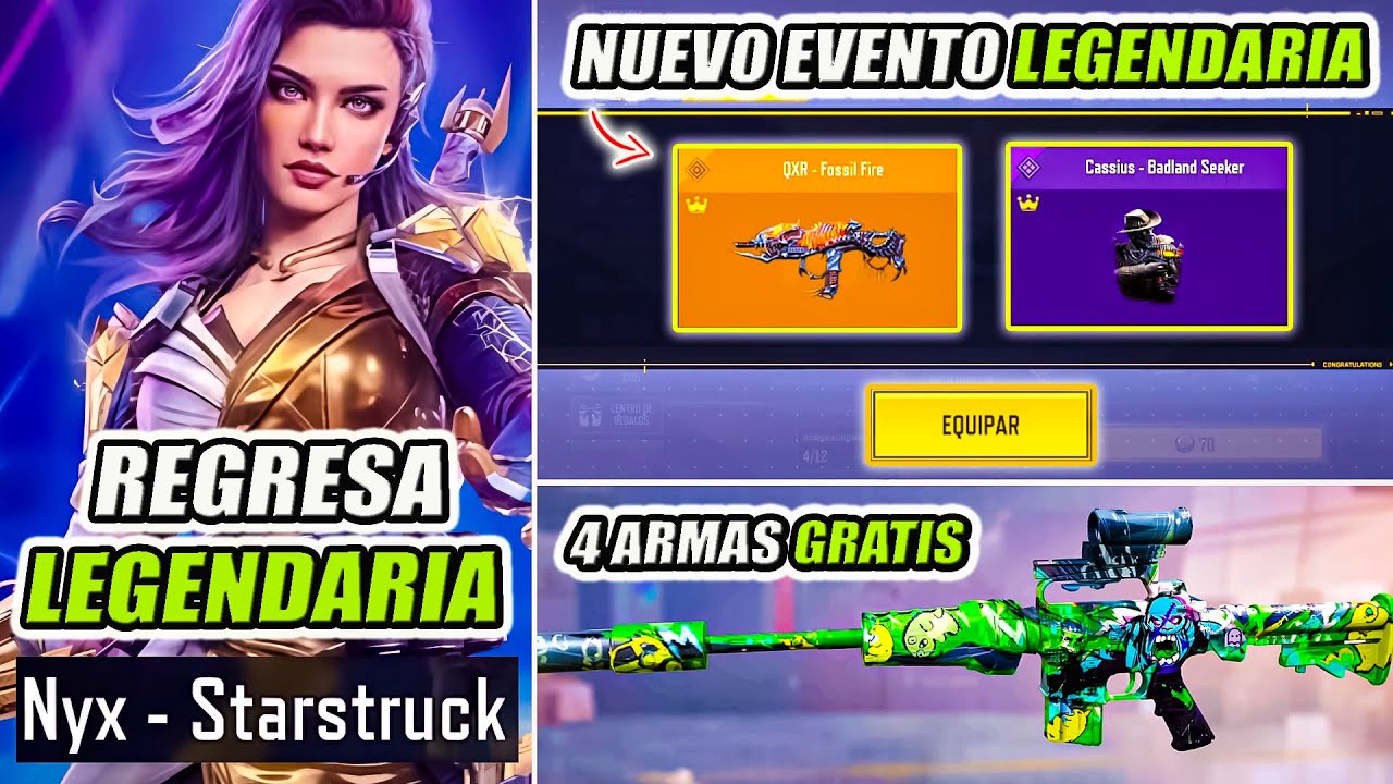 🥱REGRESA PERSONAJE LEGENDARIO + ELIGE TU TARJETA DE RECOMPENSA QXR ...