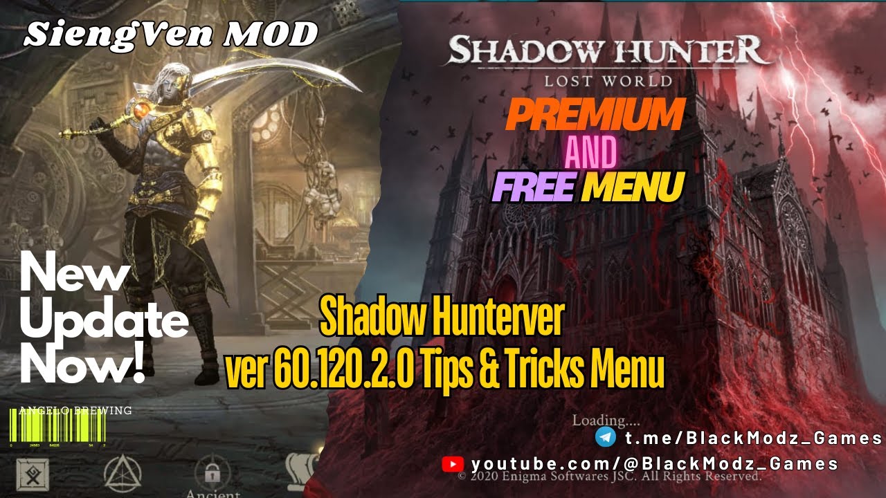 Shadow Hunter : Lost world Ver 60.120.2.0 VIP Menu Premium / free # ...