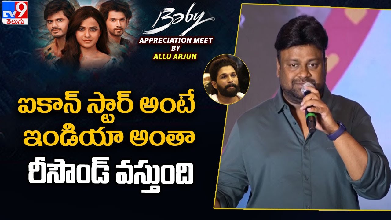 Director Sai Rajesh Emotional Speech | Baby Appreciation Meet by Allu ...