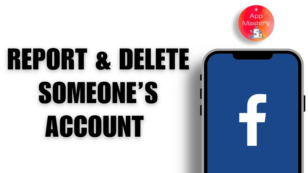 How to Report and Delete Someone’s Facebook Account - YouTube