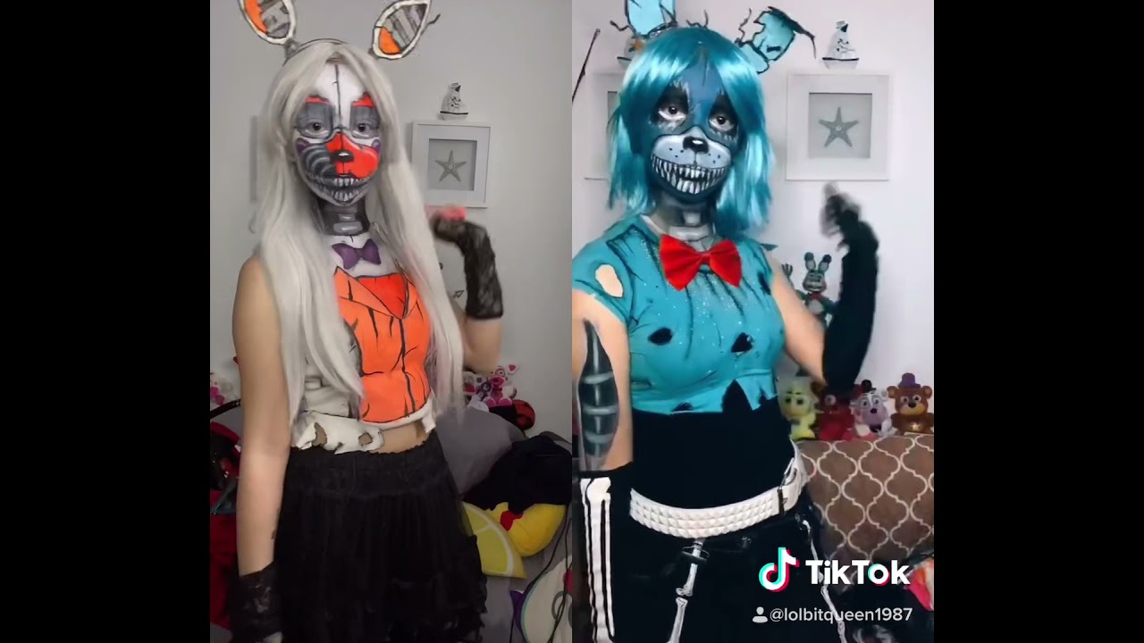 Fivenightsatfreddys nightmare lolbit cosplay - YouTube