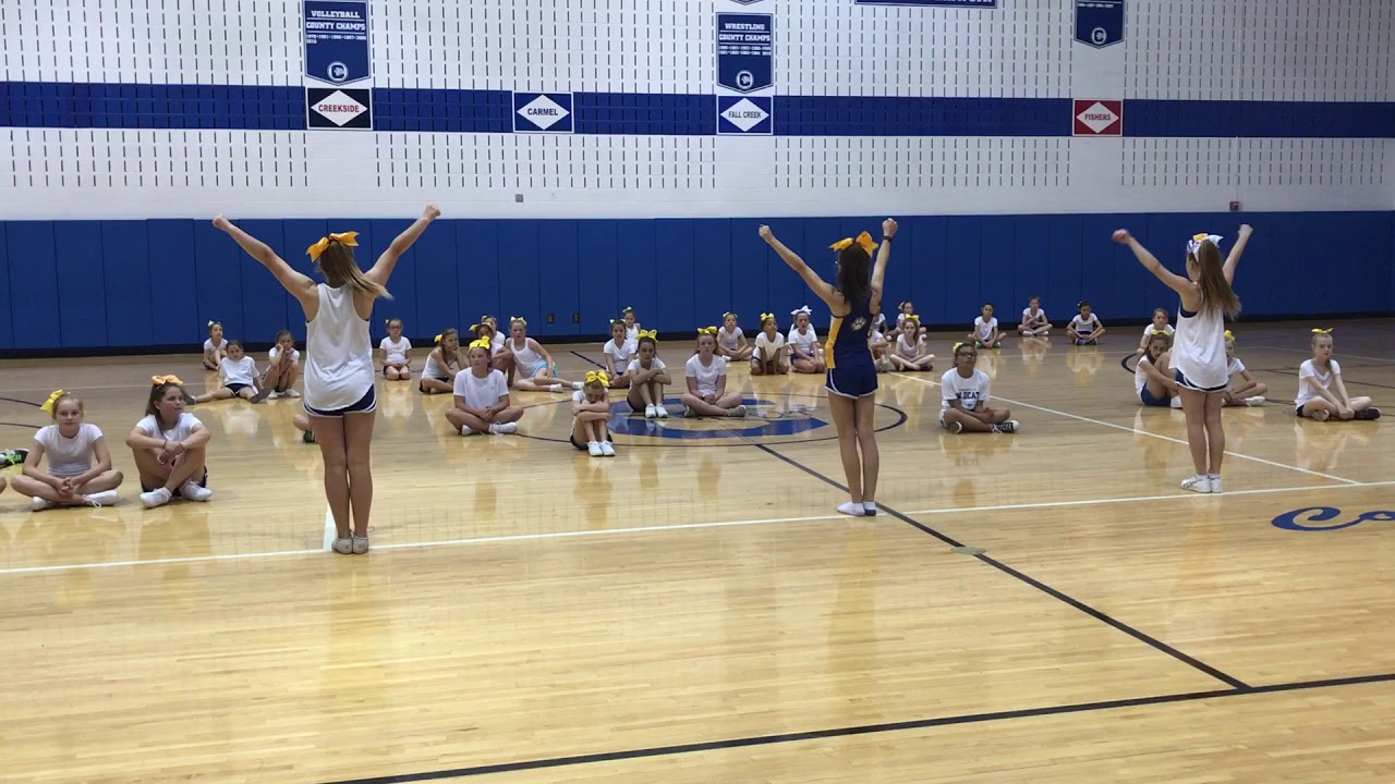 Carmel Pups Cheer - Go, Fight, Win Pups - YouTube