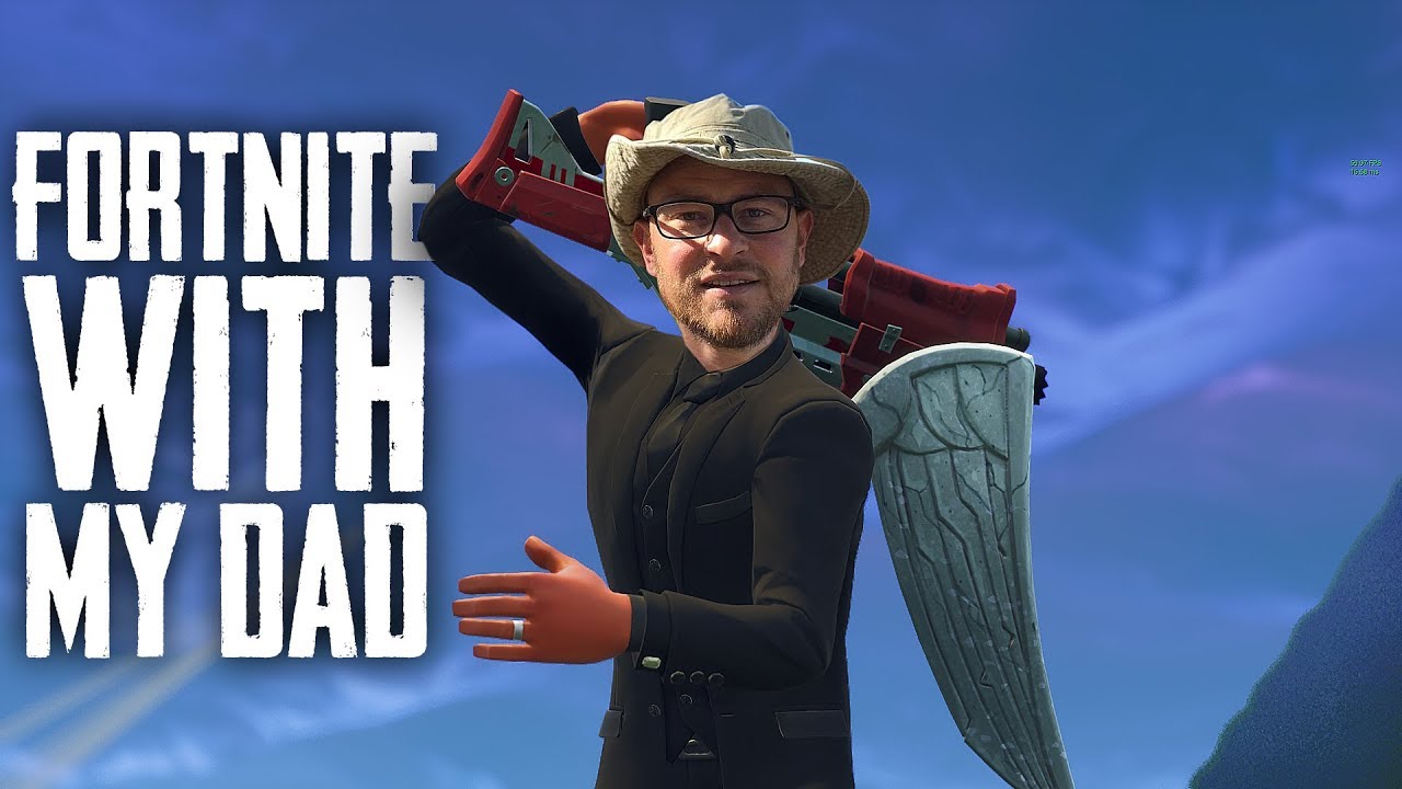 My Dad almost wins his first game!!! | Fortnite BR - YouTube