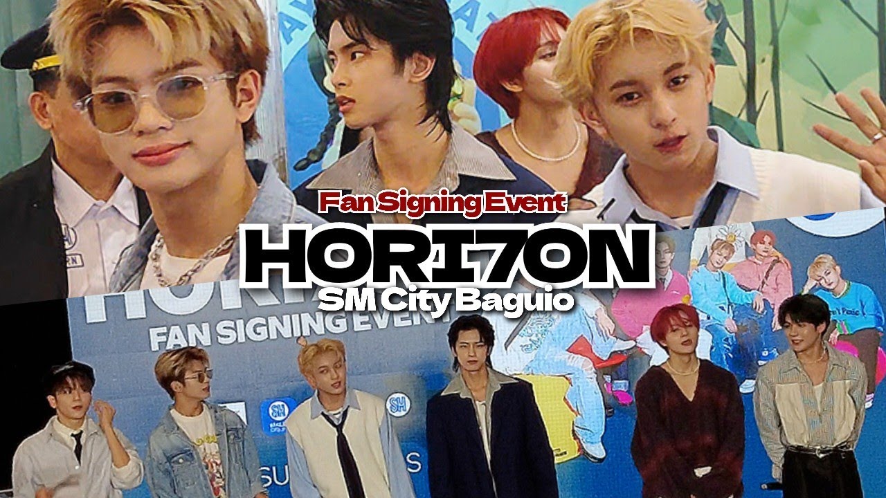 The Lucky Hori7on Fan Signing Event in SM Baguio | Horizon - Jeromy ...