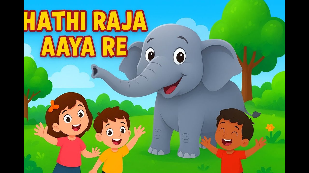 Haathi Raja Aaya Re – Kids Cartoon Song | Nursery Rhyme - YouTube